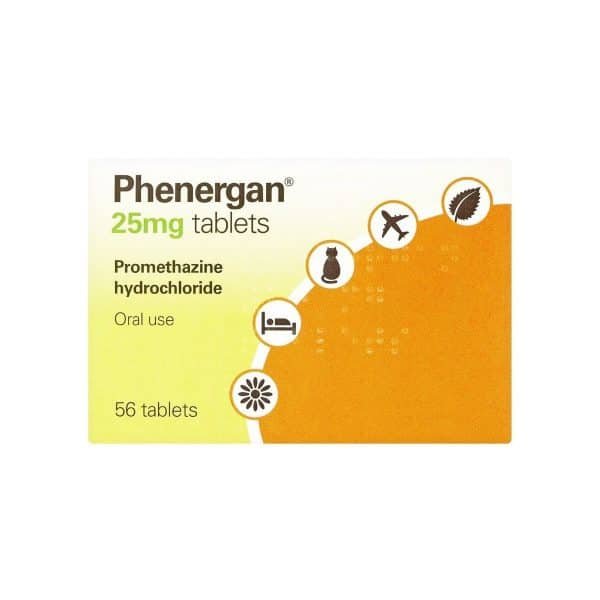 Phenergan Tablets 10mg - 25mg | Pharma Aesthetics